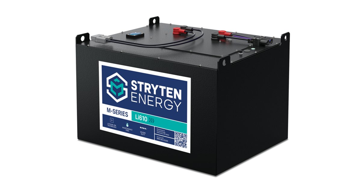 Stryten Energy Targets 24/7 Logistics with New US-Assembled Li-ion ...