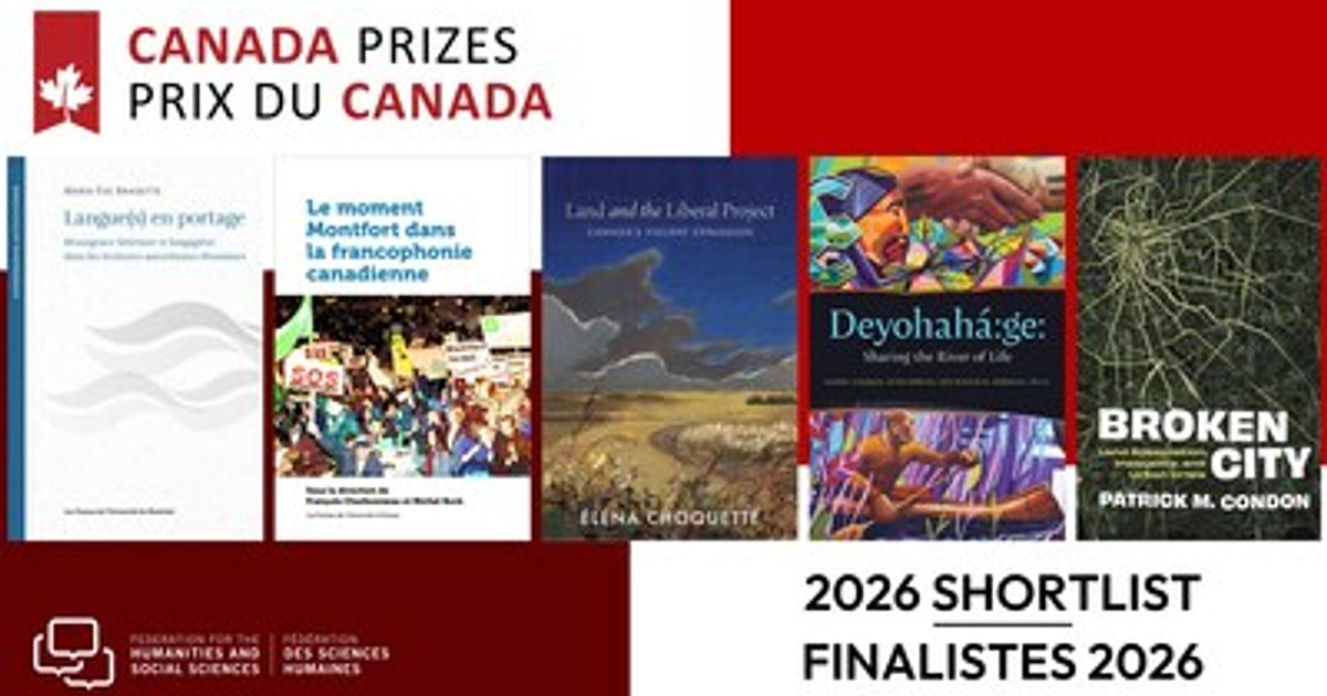 Canada Prizes Shortlist Reveals Nation's Intellectual Vanguard ...