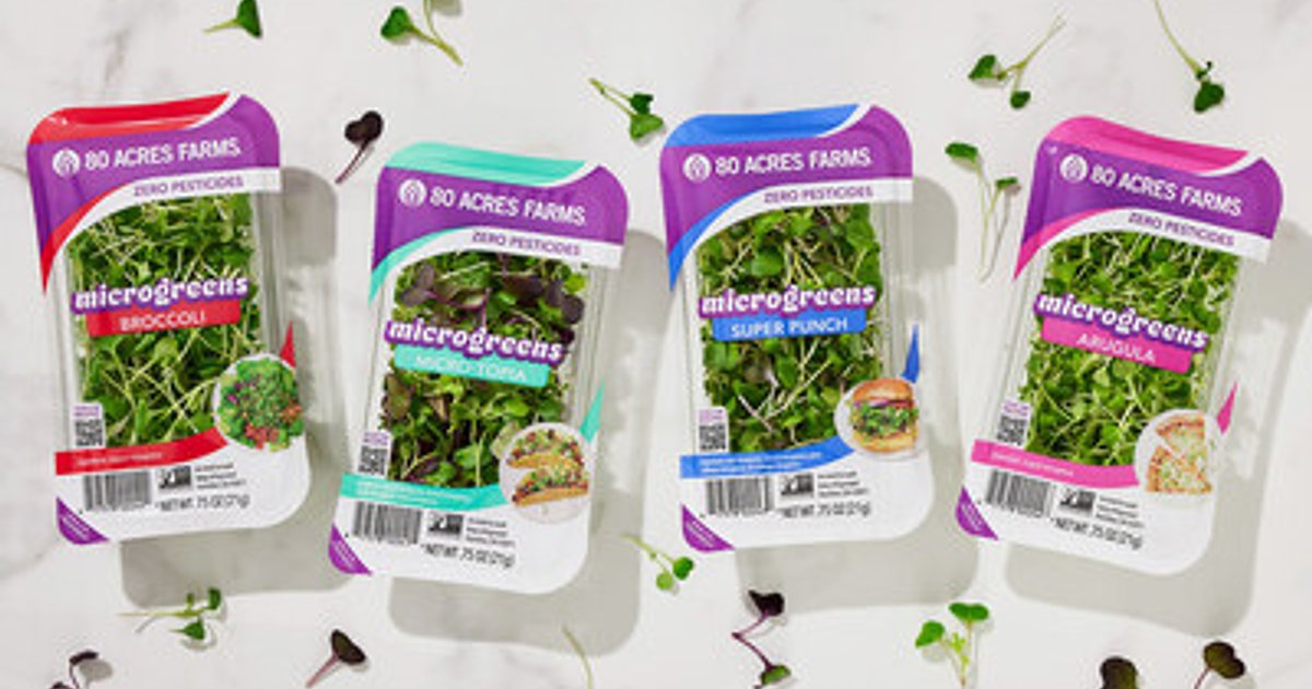 Vertical Farming Leader 80 Acres Farms Launches Microgreens Nationwide ...