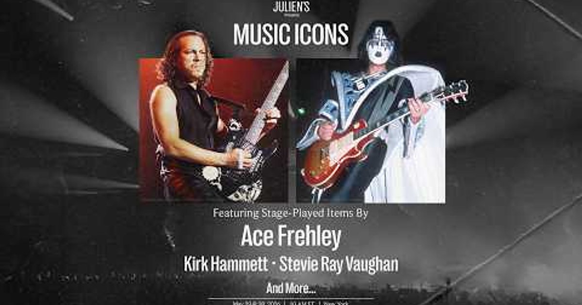 Rock History for Sale: Iconic Guitars Hit the Auction Block ...
