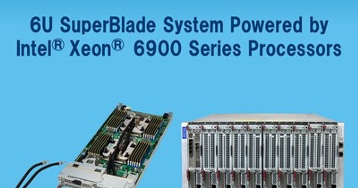 Supermicro's New SuperBlade Redefines Data Center Density for AI Era ...