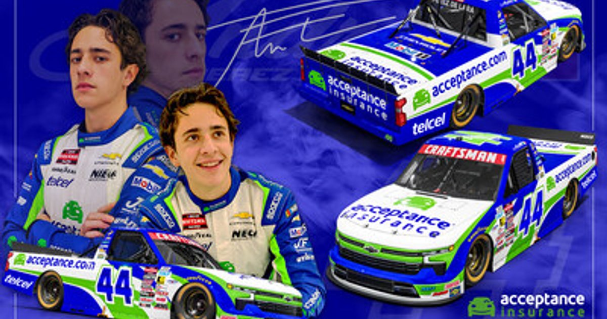 Acceptance Insurance Enters NASCAR, Backs Star Driver Pérez de Lara ...