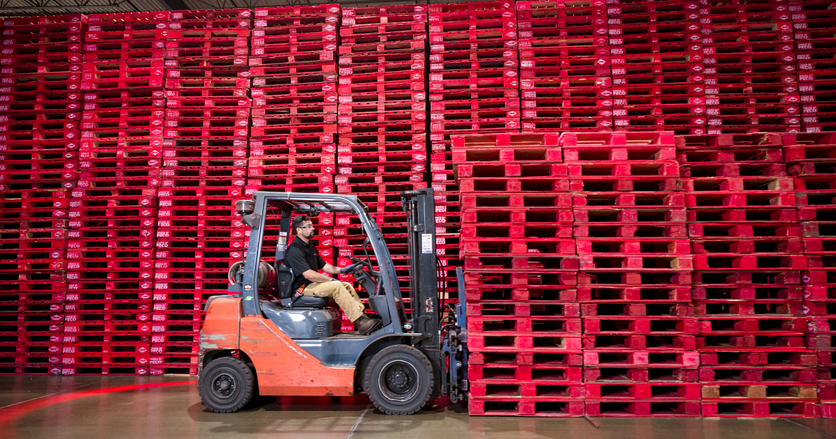 How PECO's Red Pallets Pave a Green Path for Supply Chain Logistics ...