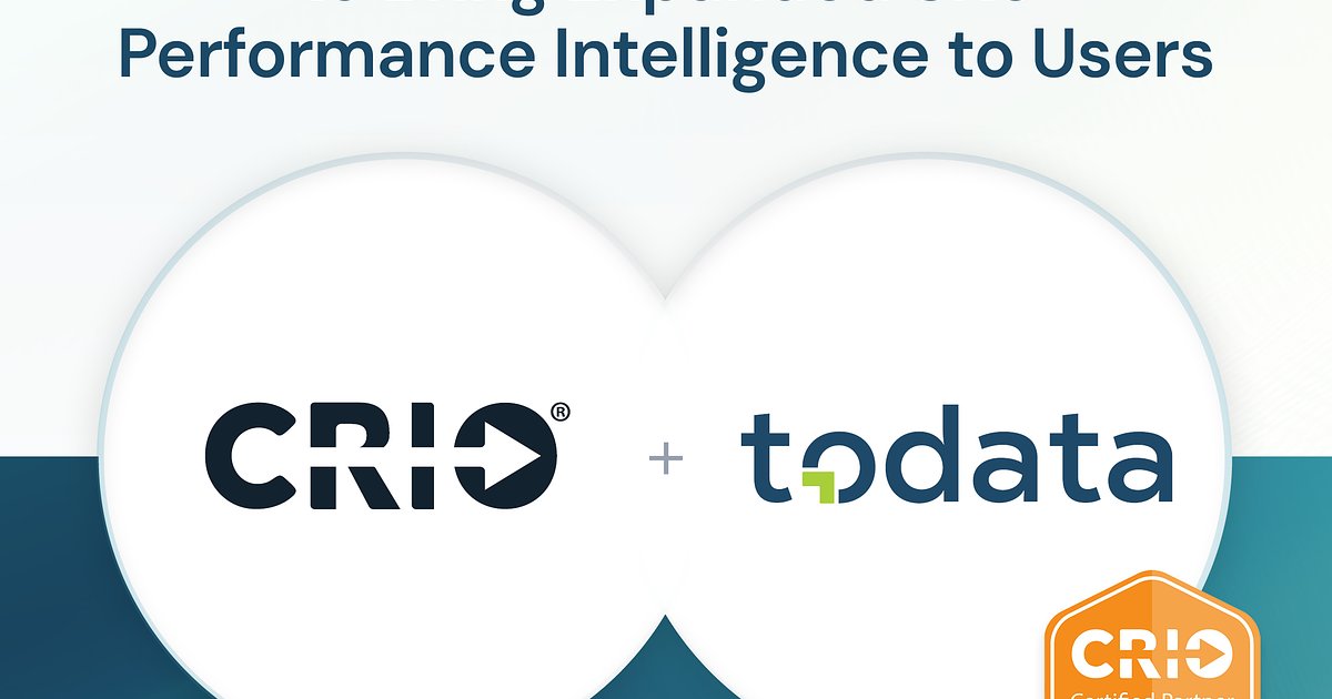 CRIO and Todata Debut AI Analytics to Optimize Clinical Trials ...